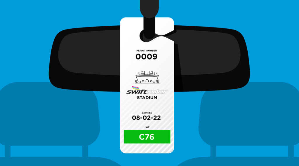 Print Sporting Event + Concert VIP Parking Passes - SwiftColor