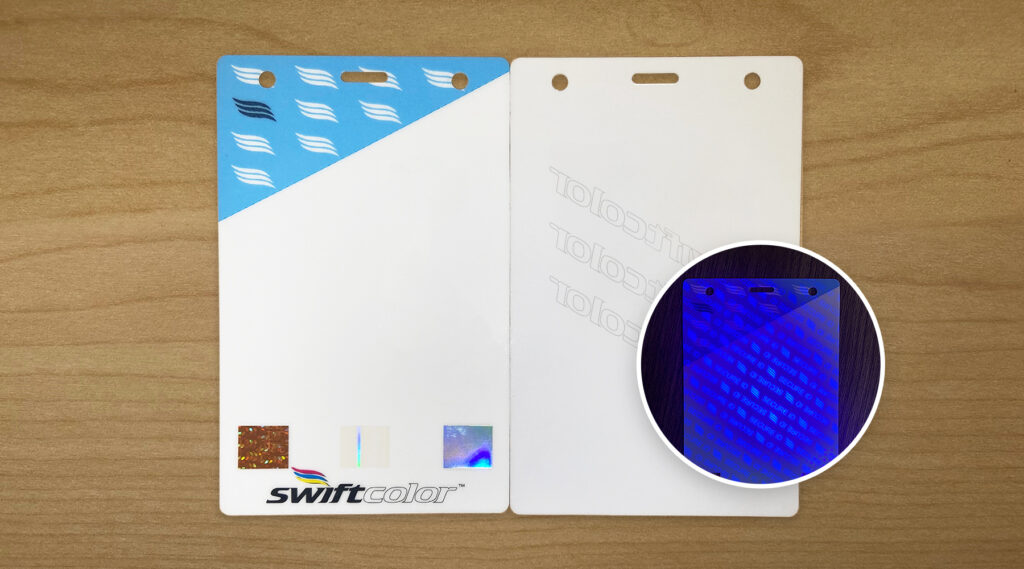 Pre-printed cards to customize in bulk - SwiftColor